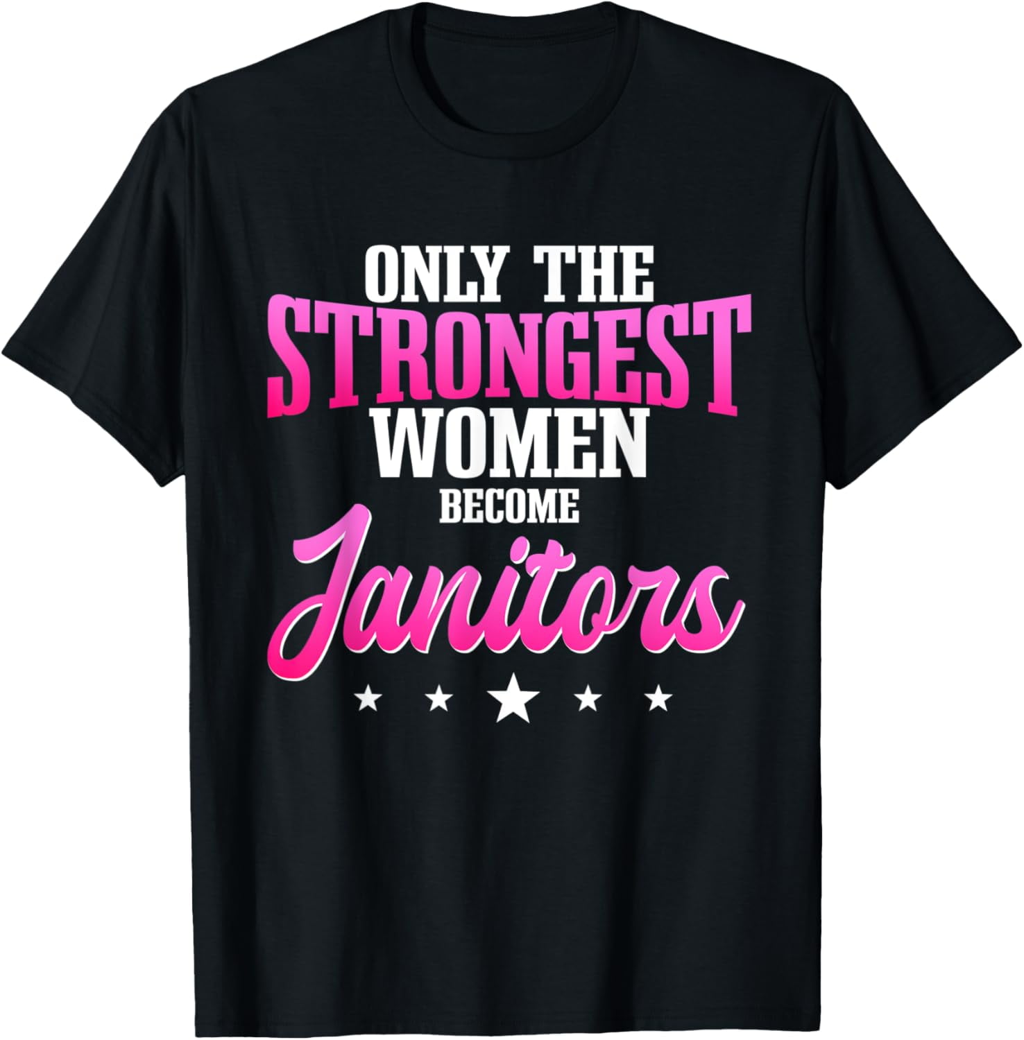 Janitor Women Custodian Cleaner Caretaker Housekeeper Porter T-Shirt ...