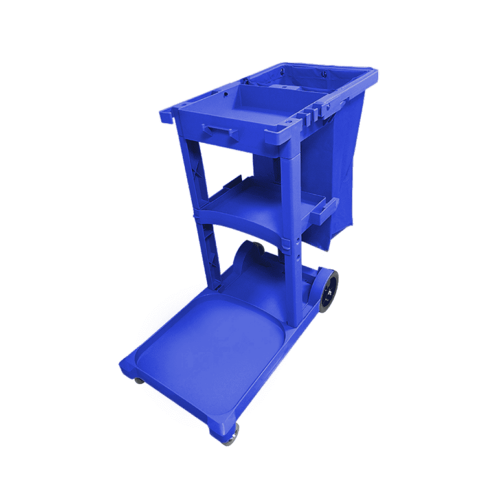 Janilink Janitorial Cart with PVC Bag, Commercial, Cleaning Cart on ...