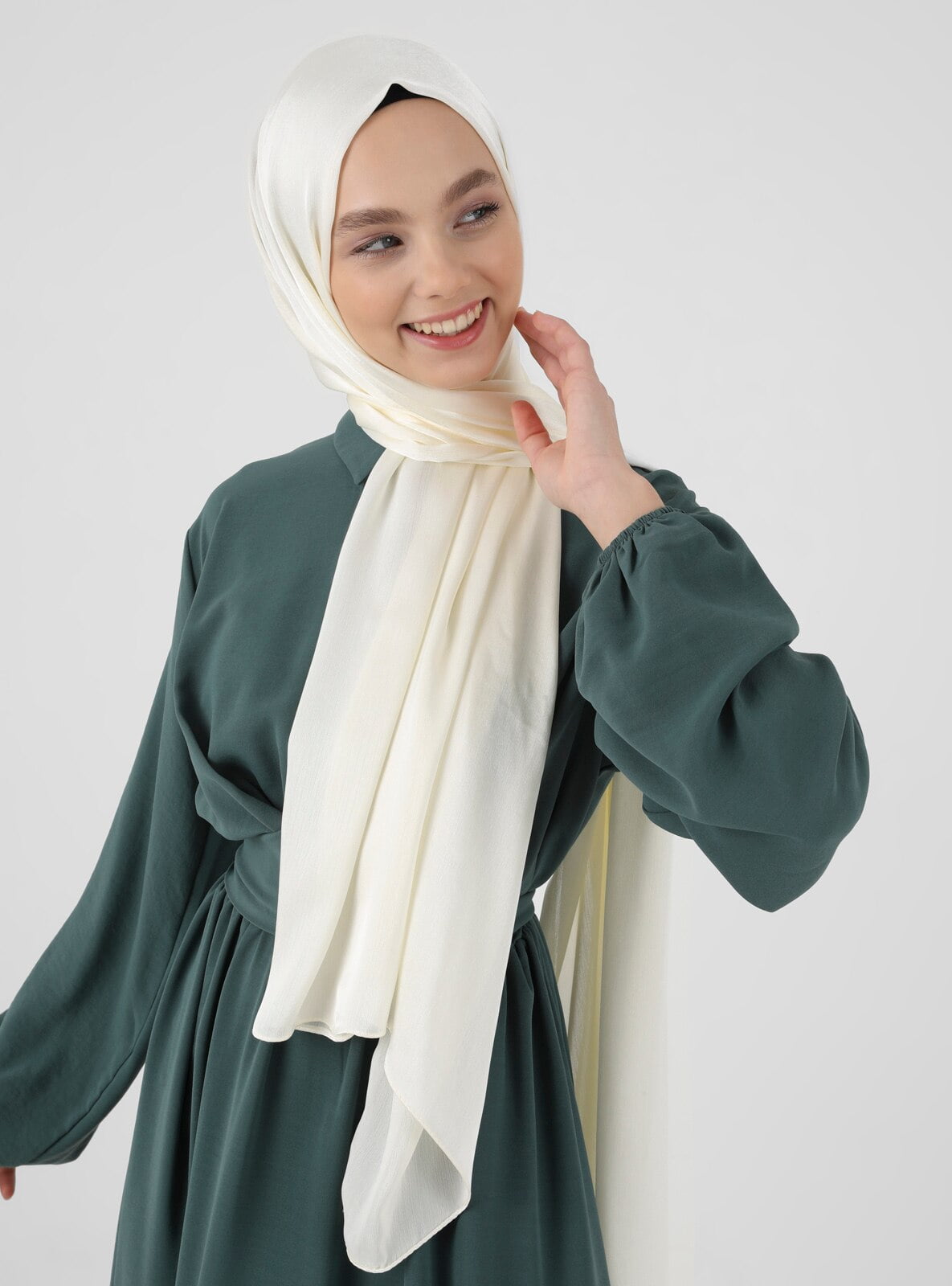 Janjan Shawl Cream-Beige - Walmart.com