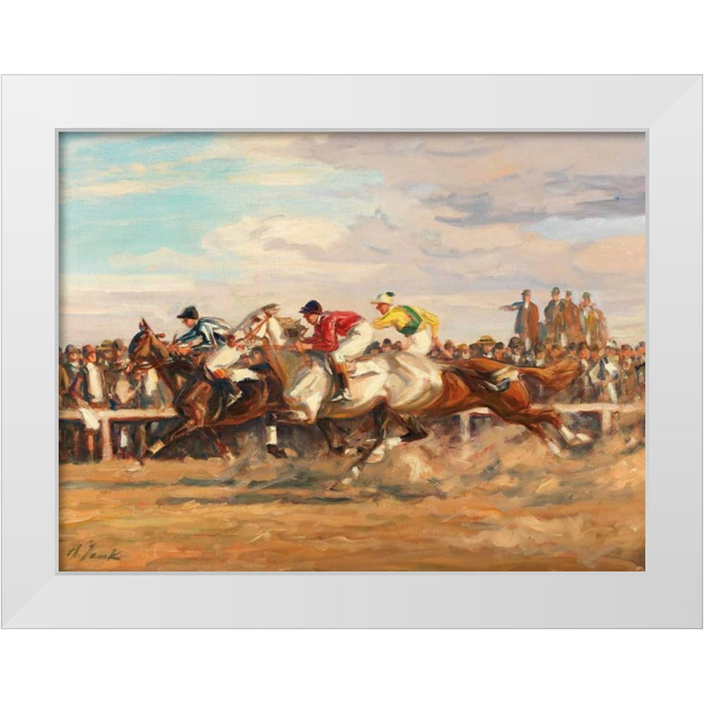 Jank, Angelo 14x12 White Modern Wood Framed Museum Art Print Titled ...