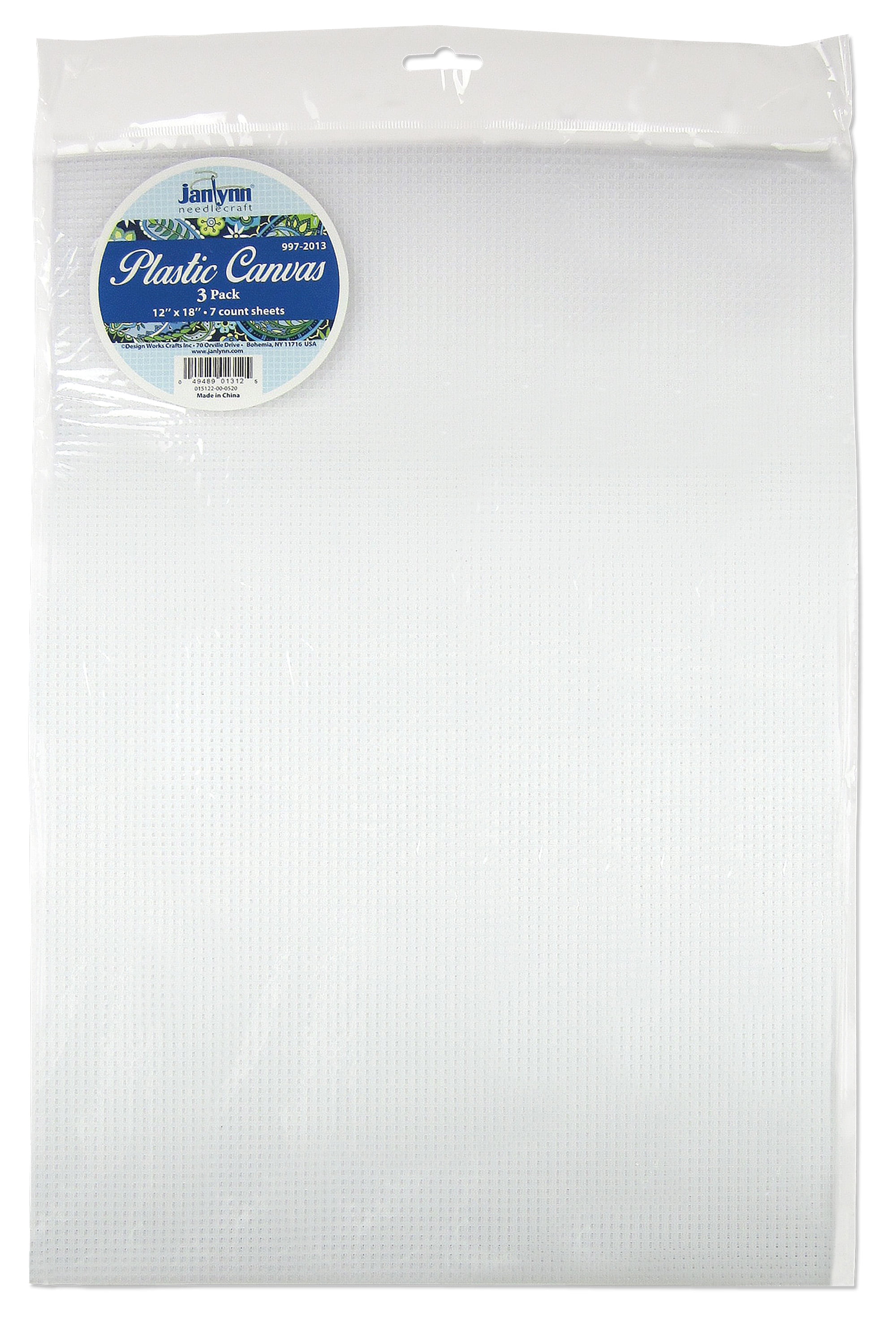 Janlynn 7 Count Clear Plastic Canvas Sheets , Set of 3 - Walmart.com