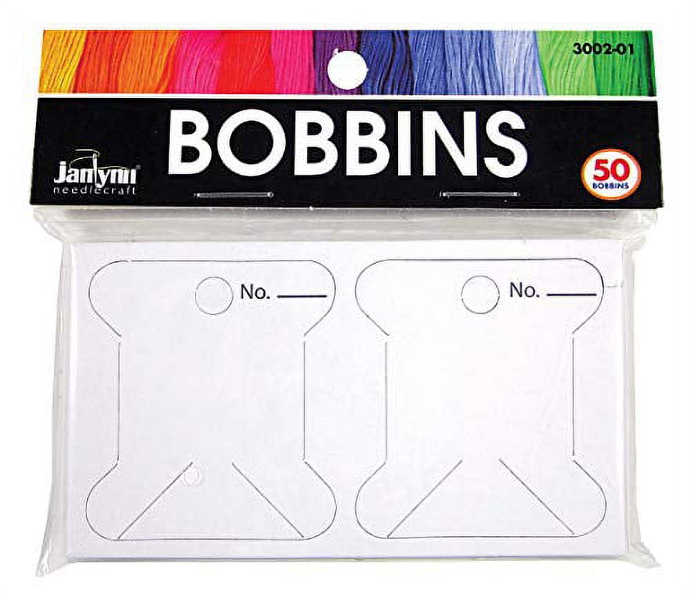 Janlynn Cardboard Floss Bobbins-50/Pkg - Walmart.com