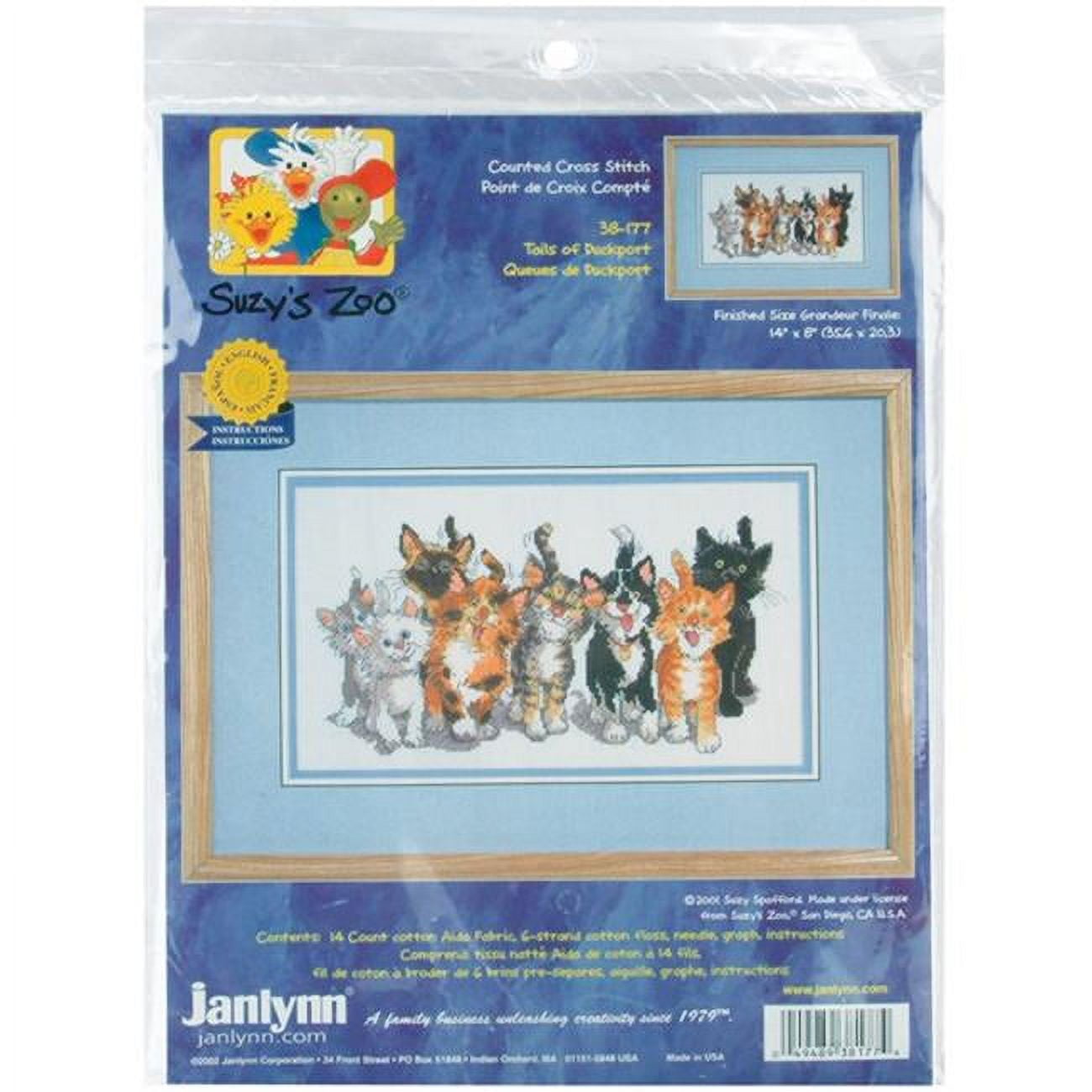Janlynn/Suzy's Zoo Counted Cross Stitch Kit 14"X8"-Tails Of Duckport ...