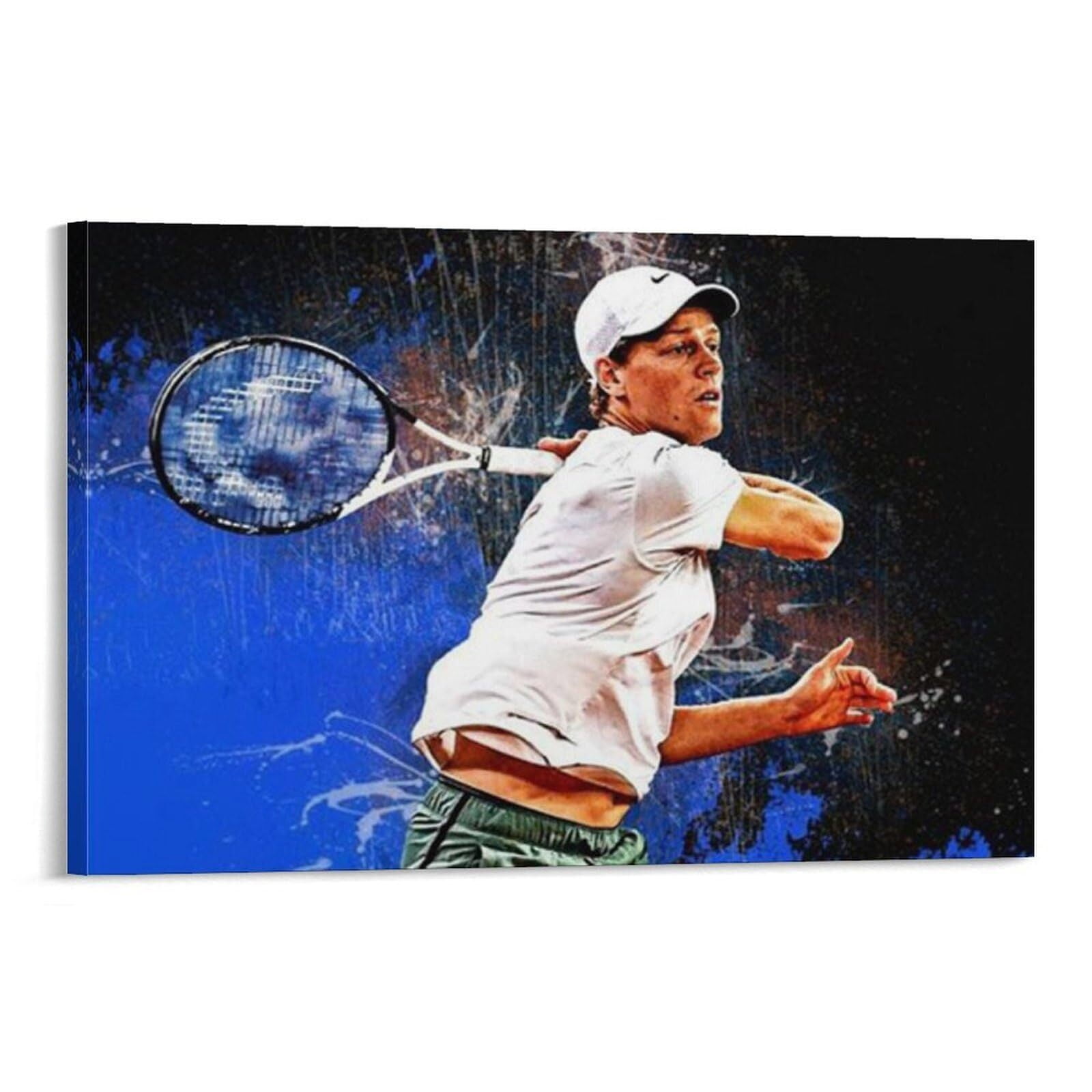 Jannik Sinner Poster Tennis Picture Canvas Poster (17) Artworks Canvas ...