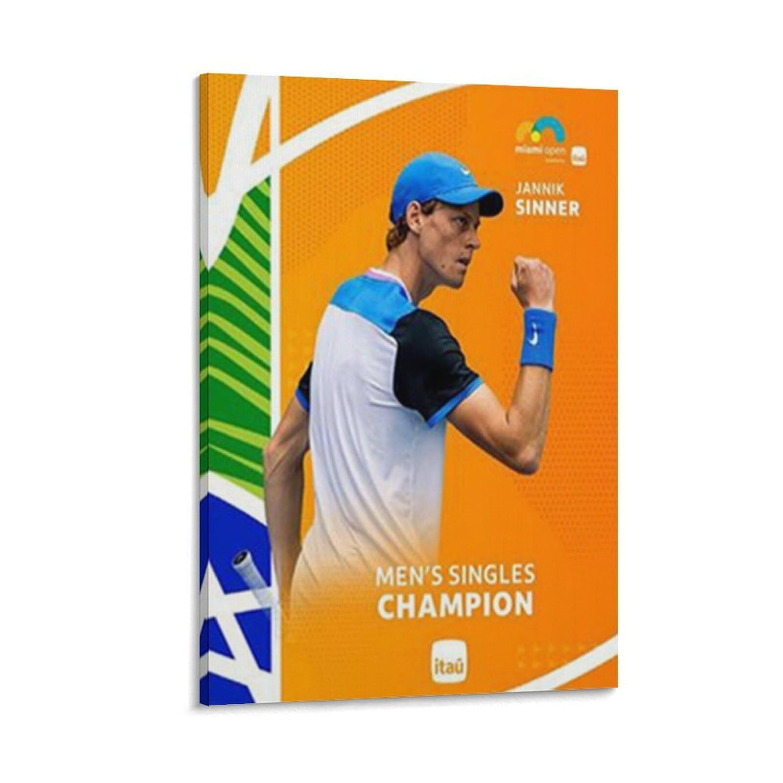 Jannik Sinner Poster Tennis Picture Canvas Poster (18) Posters Wall Art ...