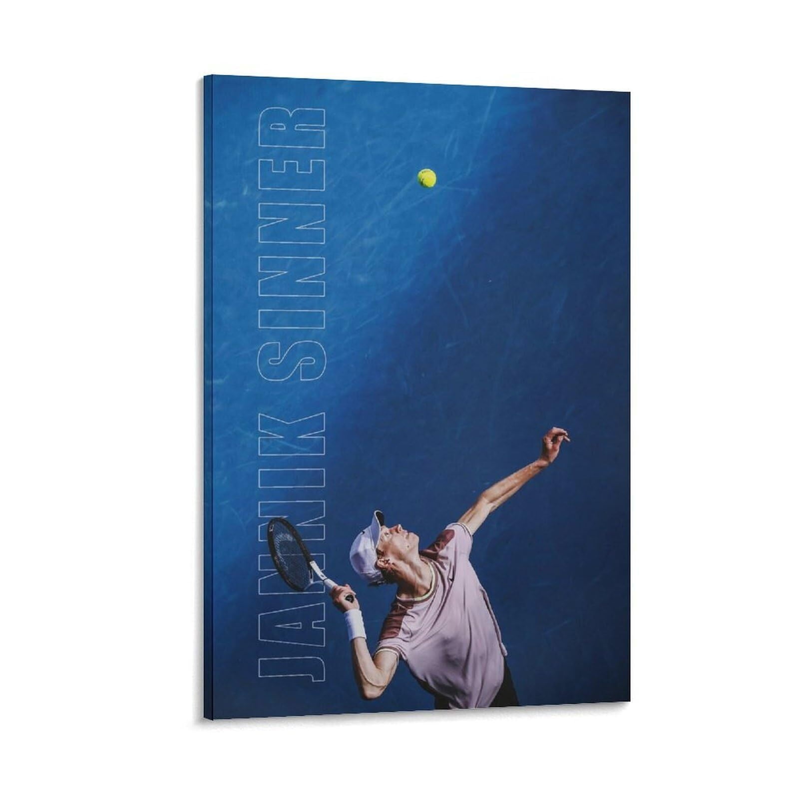 Jannik Sinner Poster Tennis Picture Canvas Poster (29) Picture Print ...