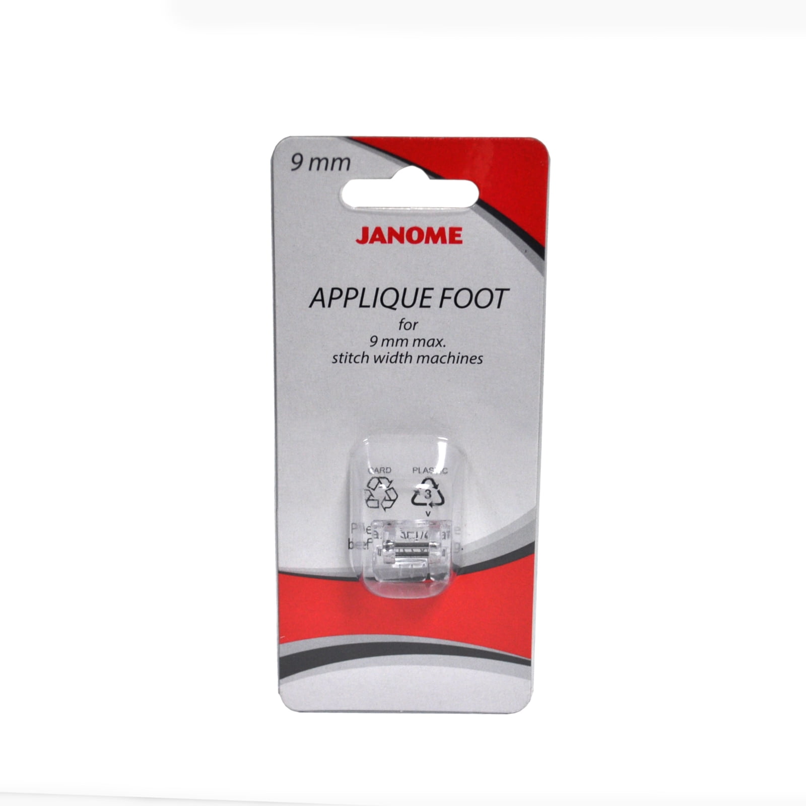 Janome Applique Foot 9mm 202086002 - Walmart.com