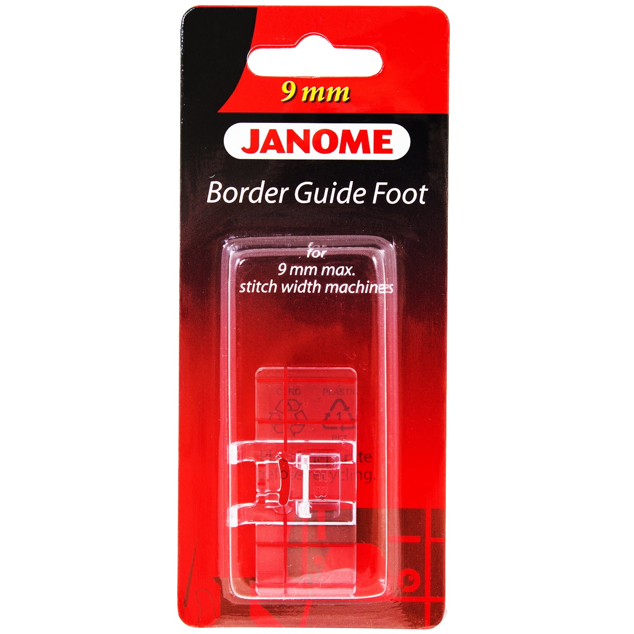 Janome Border Guide Foot for 9mm Machines - Walmart.com