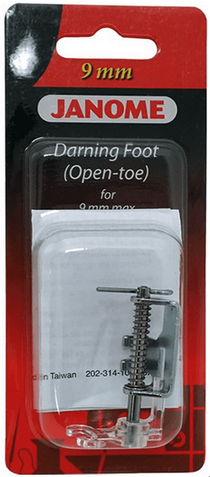 Janome Darning Foot (Open Toe) 9mm 202314002 - Walmart.com
