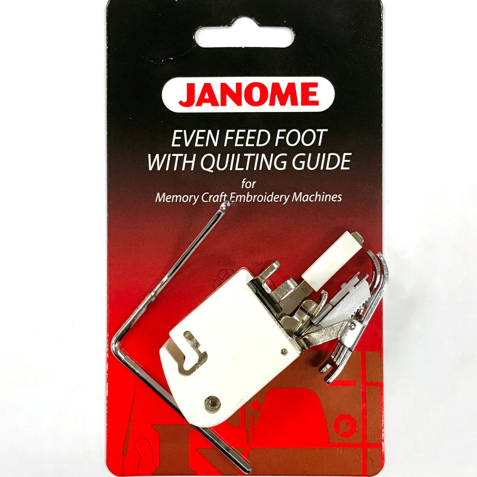Janome Even Feed Foot Walking Foot Open Toe High Shank #200338006 For ...
