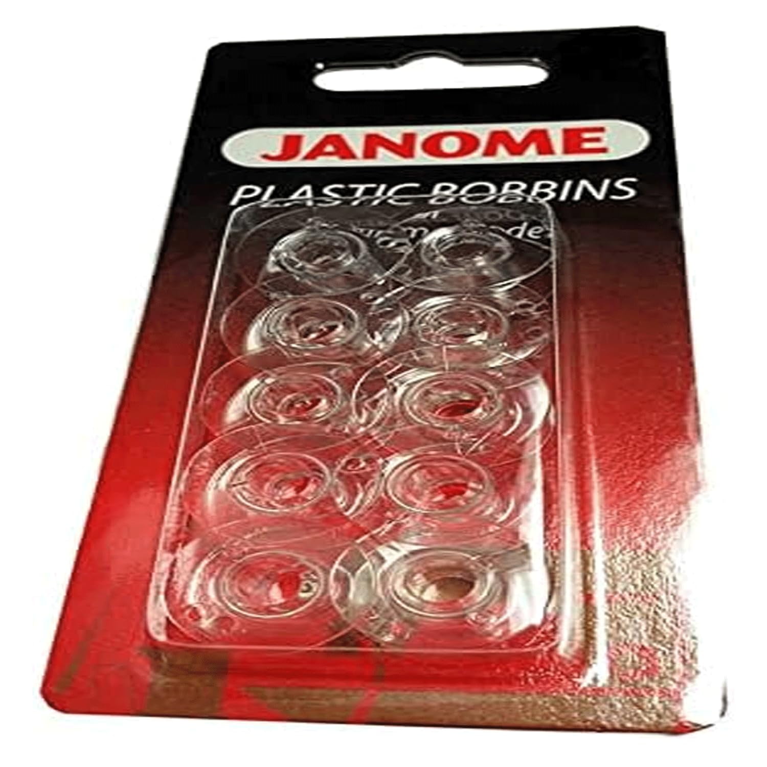 Janome Genuine 10 Pk. Plastic Bobbins #200122614 for All Janome ...