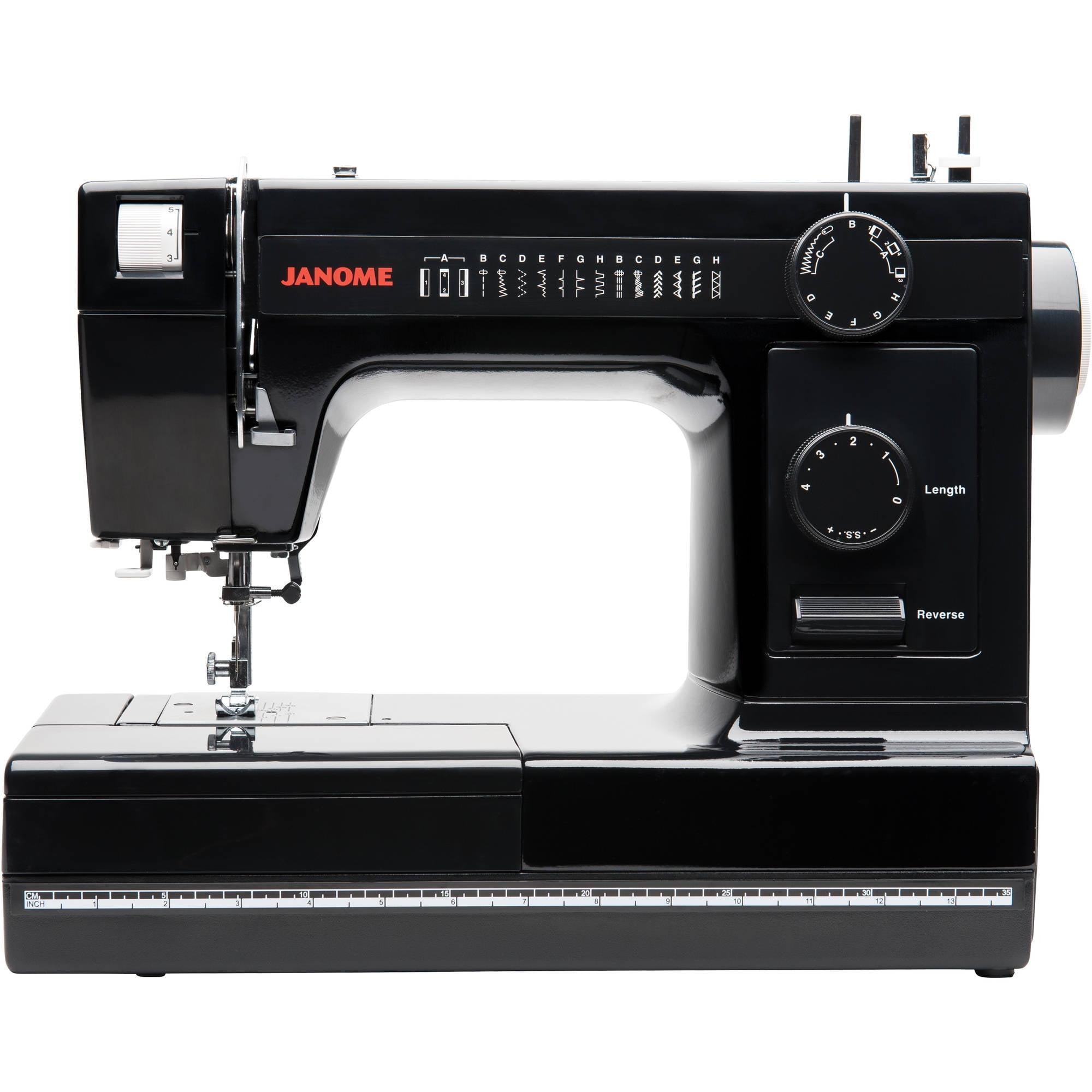Janome Industrial-Grade Aluminum-Body HD1000 Black Edition Sewing ...