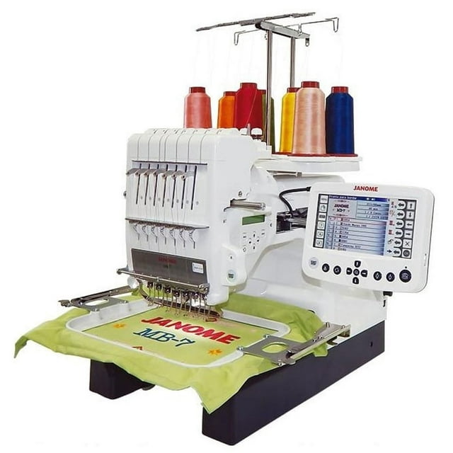 Janome MB-7 w/ Exclusive Platinum Series Embroidery Package! - Walmart.com