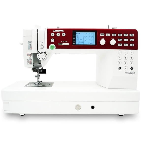 Janome MC6650 Computerized Quilting Sewing Machine, 170 Stitches, 1000 ...