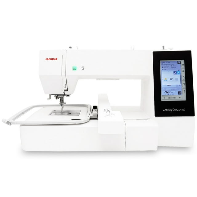 Janome Memory Craft 500E Sewing & Embroidery Machine with Bonus Bundle - Walmart.com