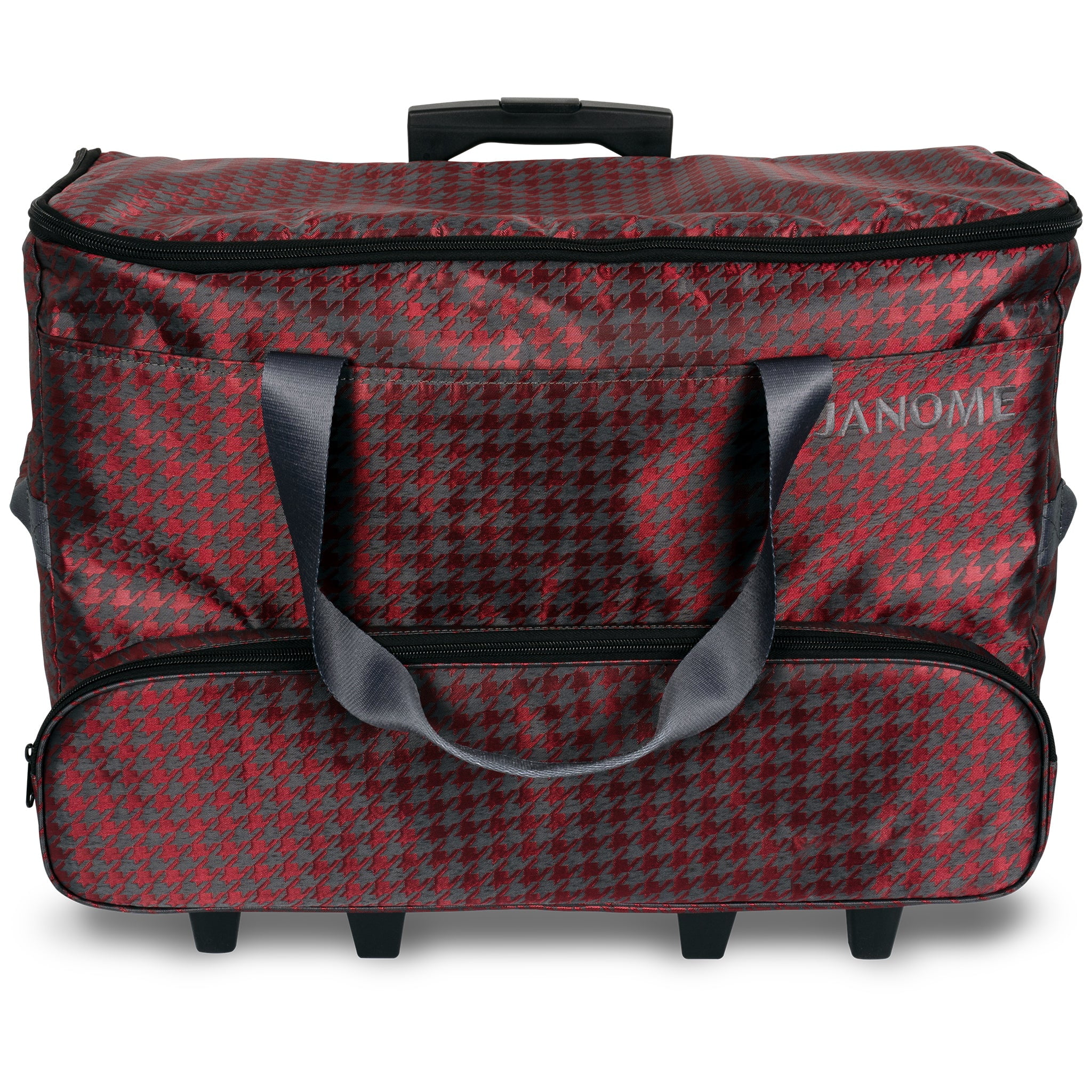Janome Red Check Sewing Machine Trolley (22"L x 12"W x 15"H) - Walmart.com