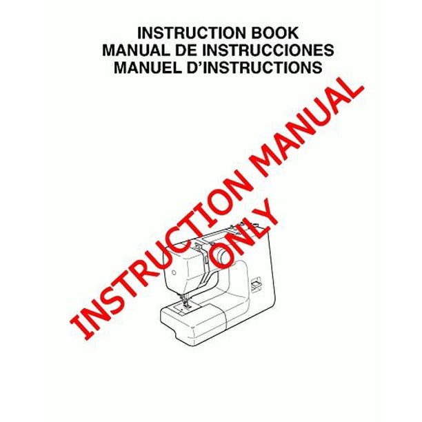 Janome Spare Part G1206 Sewing Machine Instruction Manual Reprint ...