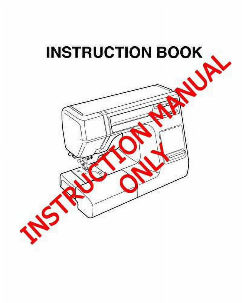 Janome Spare Part HD-3000 Seing Instruction Manual Reprint - Walmart.com