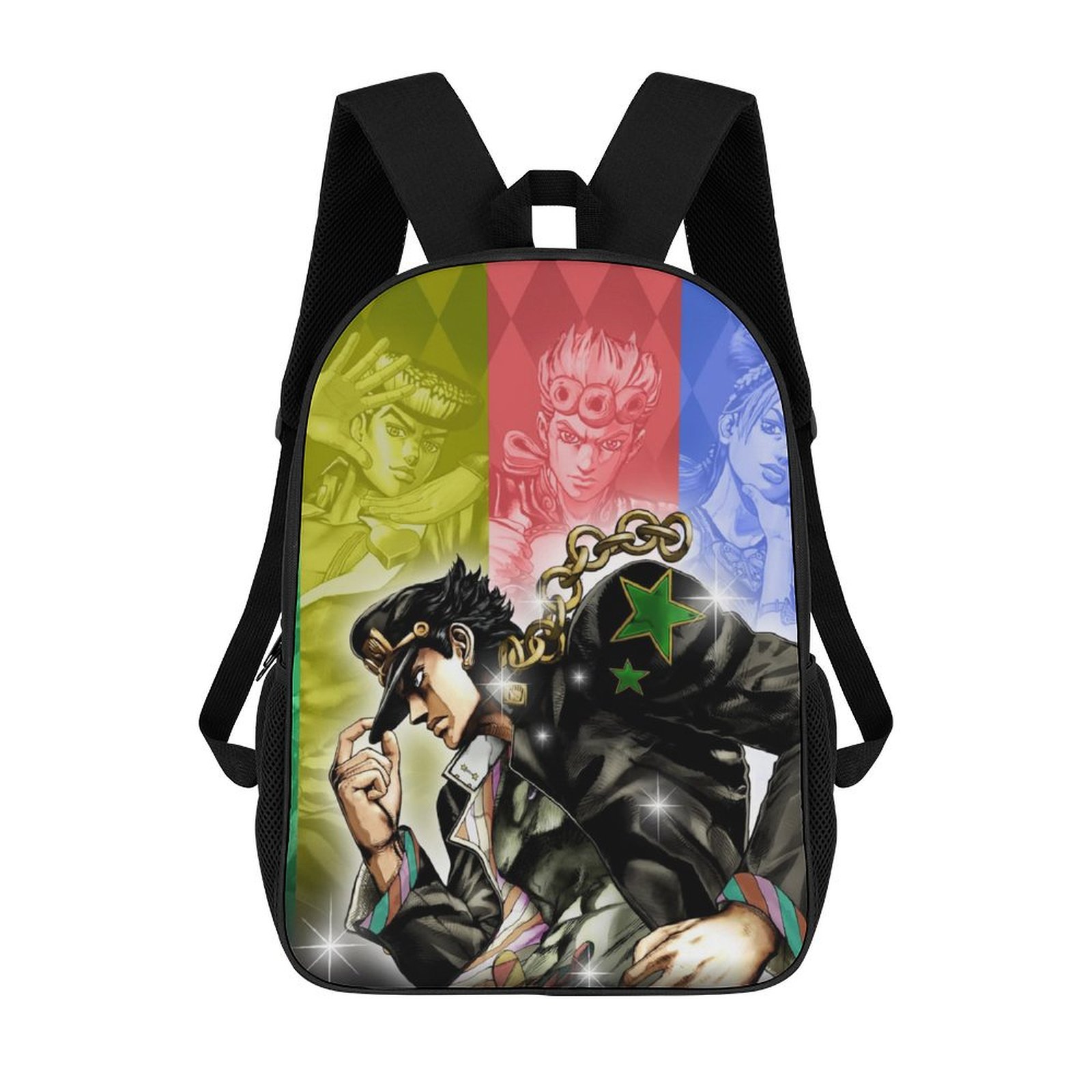 Janpan Anime Backpack, JoJo's Bizarre Adventure Backpack, 17 Inch Large ...
