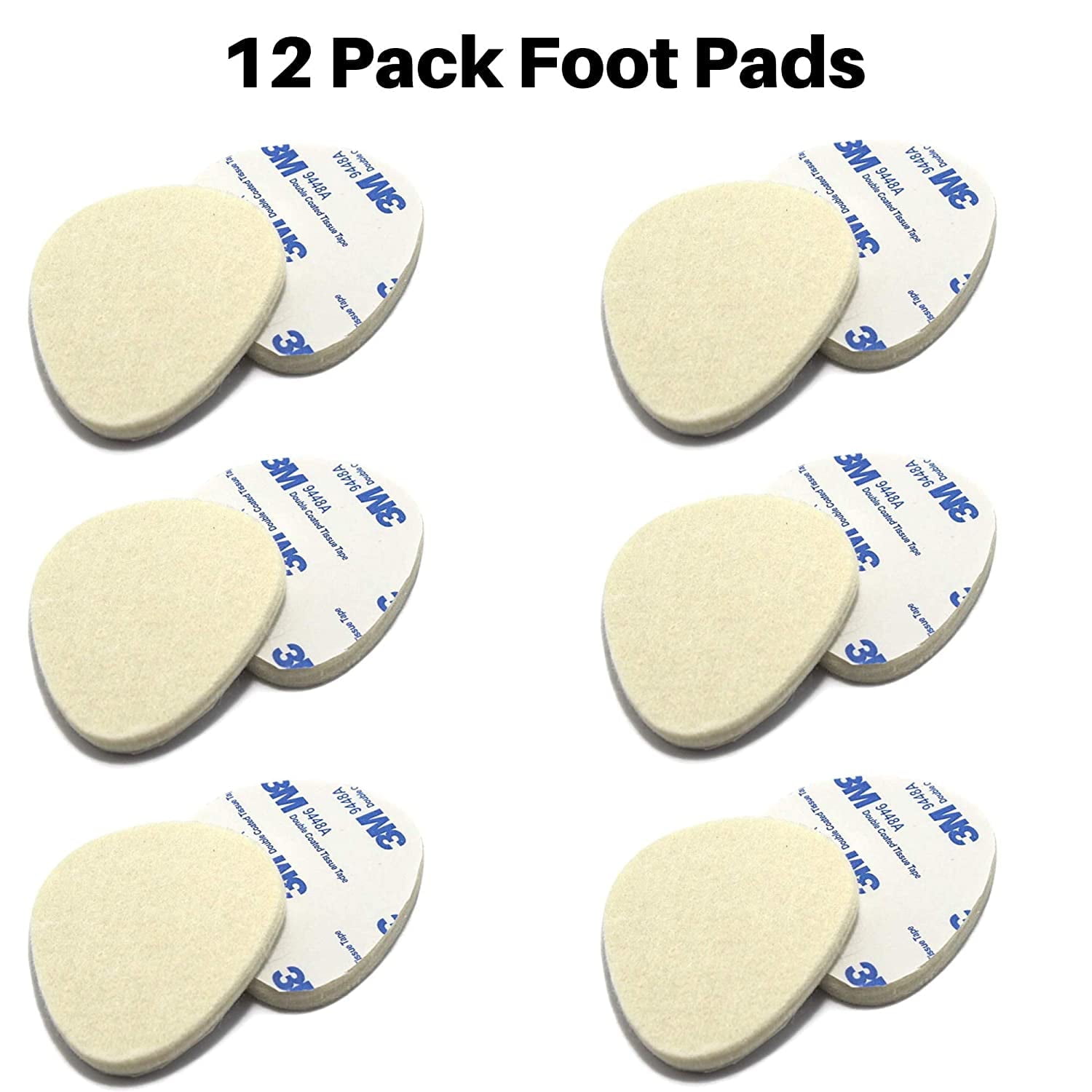 Janrevotw 12-Pack Metatarsal Foot Pads Foot Cushions For Pain Relief ...