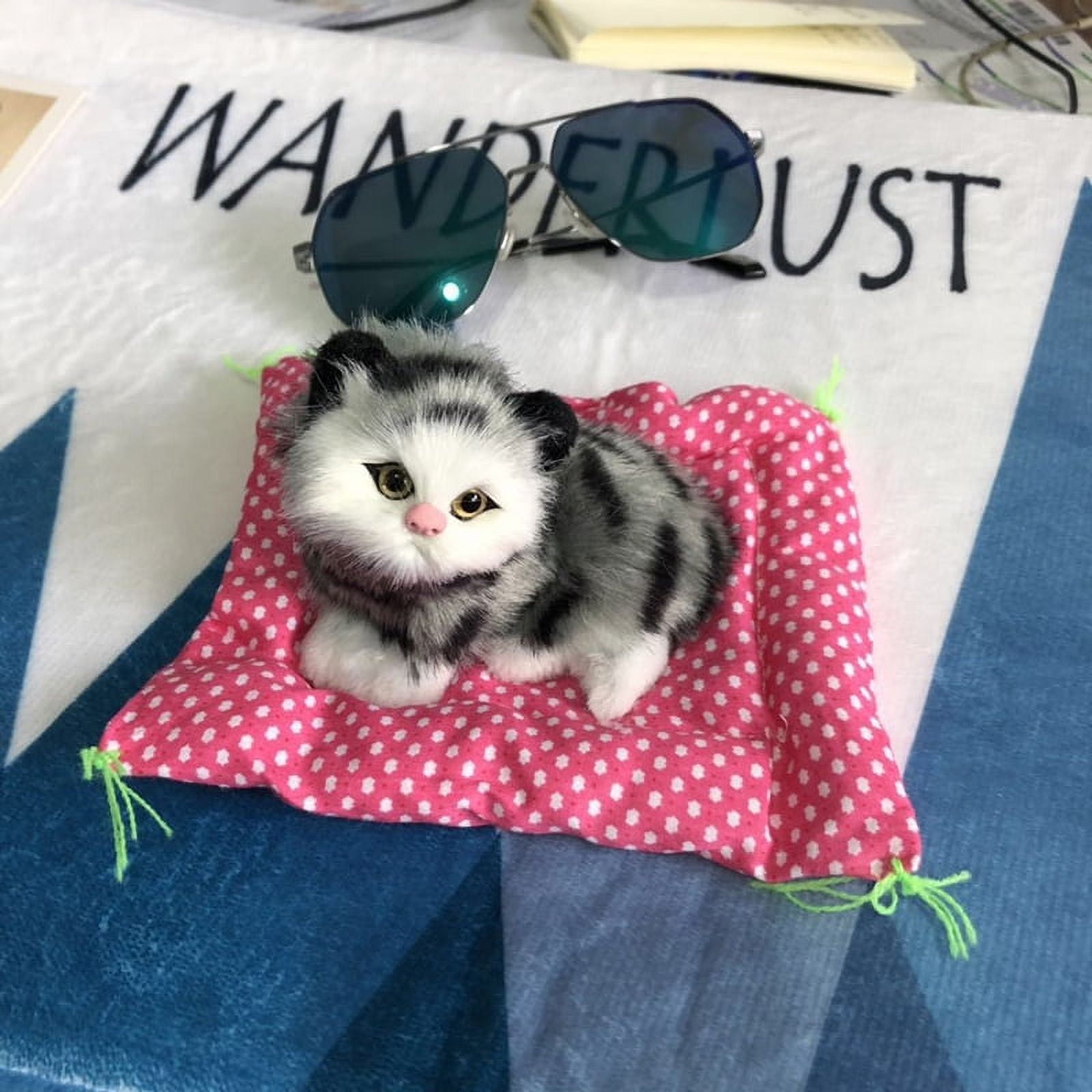 Janrevotw 1pcs Realistic Kittens And Cats Simulated Stuffed Animals ...