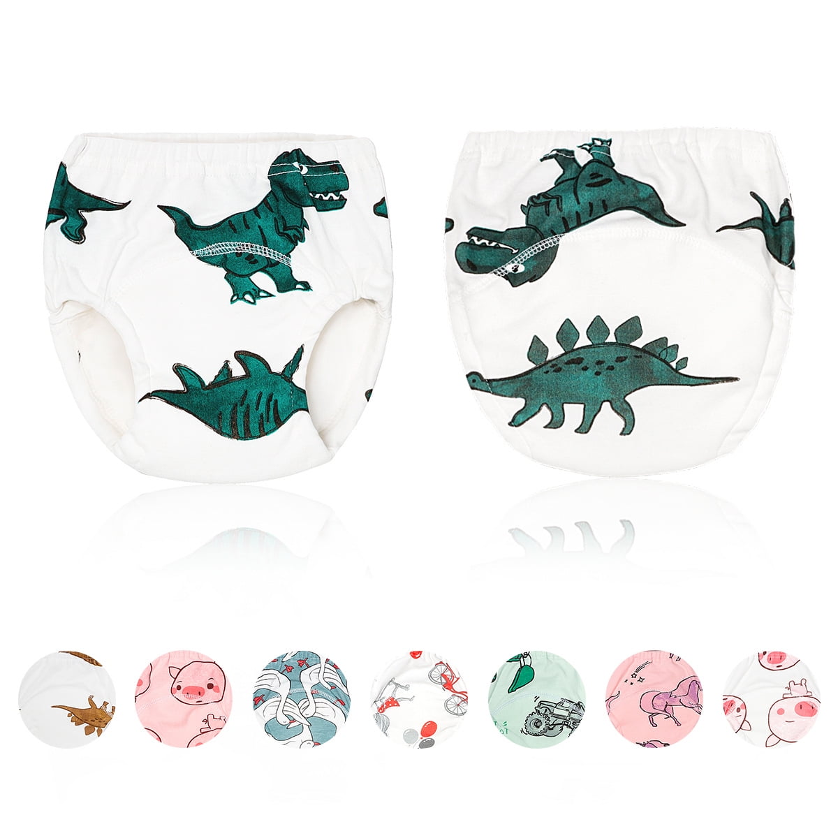 Janrevotw 2 Pack Boys Training Pants Waterproof Training Pants Toddler ...