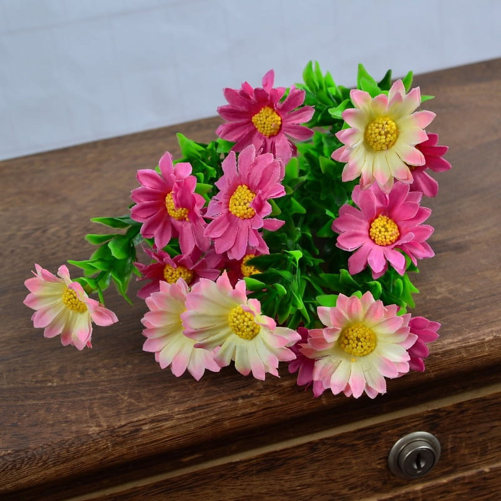 Janrevotw 2 Pieces Of Water Plants Daisy Simulation Flowers Restaurant ...