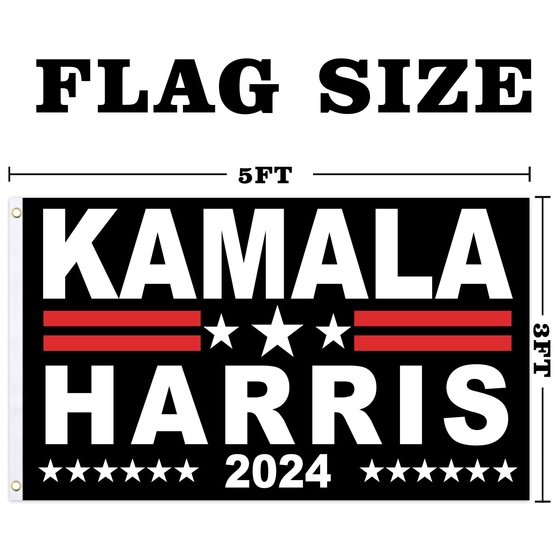 Janrevotw 2024 Presidential Campaign Flags U.S. Presidential Campaign ...