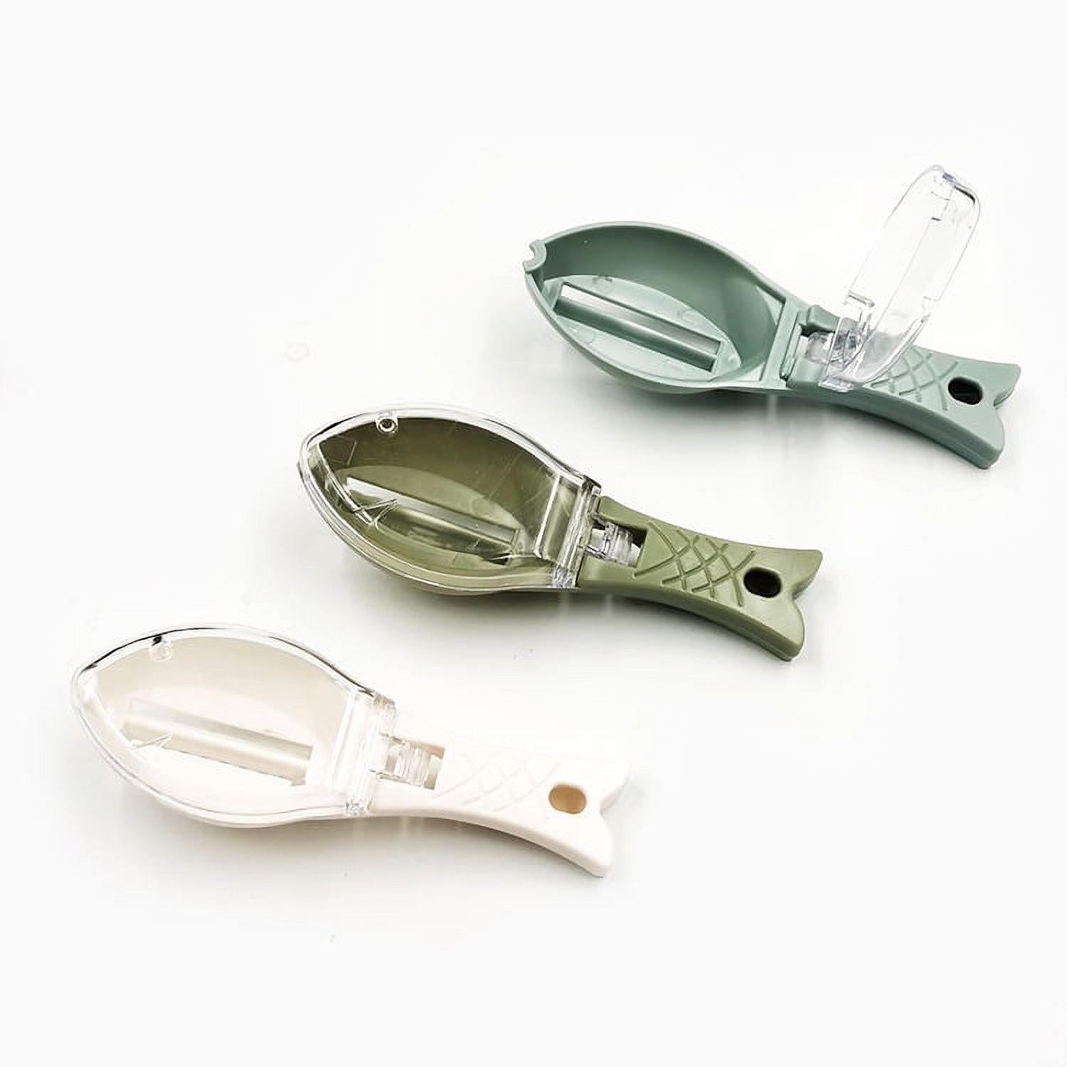 Janrevotw 3 Pieces Fish Scale Remover, Quick Fish Scale Remover, Fish ...