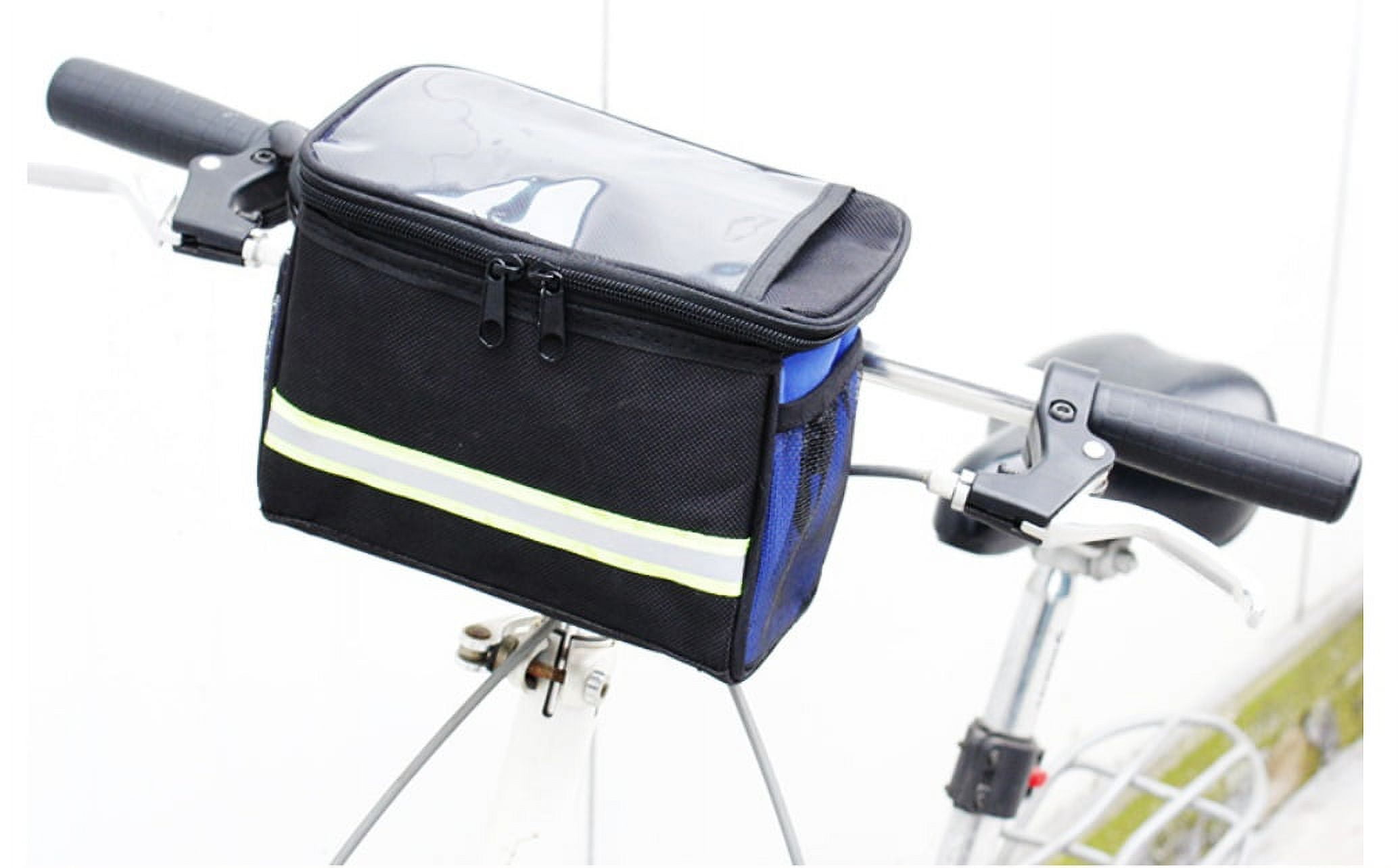 Janrevotw Bicycle Front Bag Bicycle Front Basket Top Frame Handlebar ...