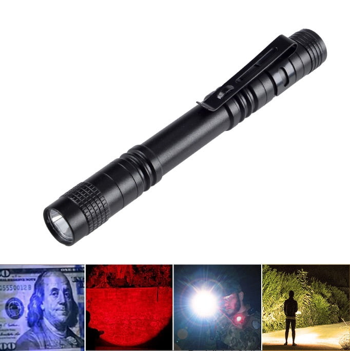 Janrevotw Blacklight Flashlight Mini Blacklight Flashlight Penlight ...