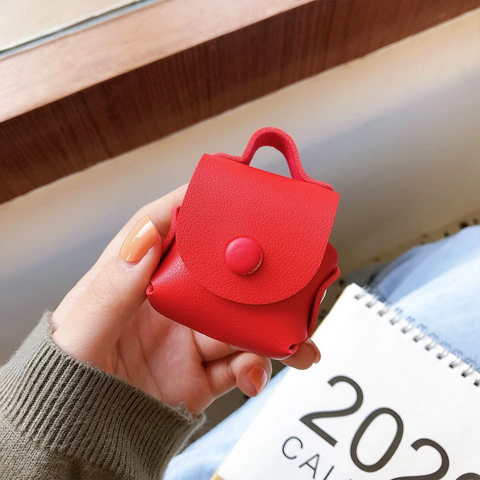 Janrevotw Designed For Airpods Cases (1st And 2nd Gen), Premium Pu ...