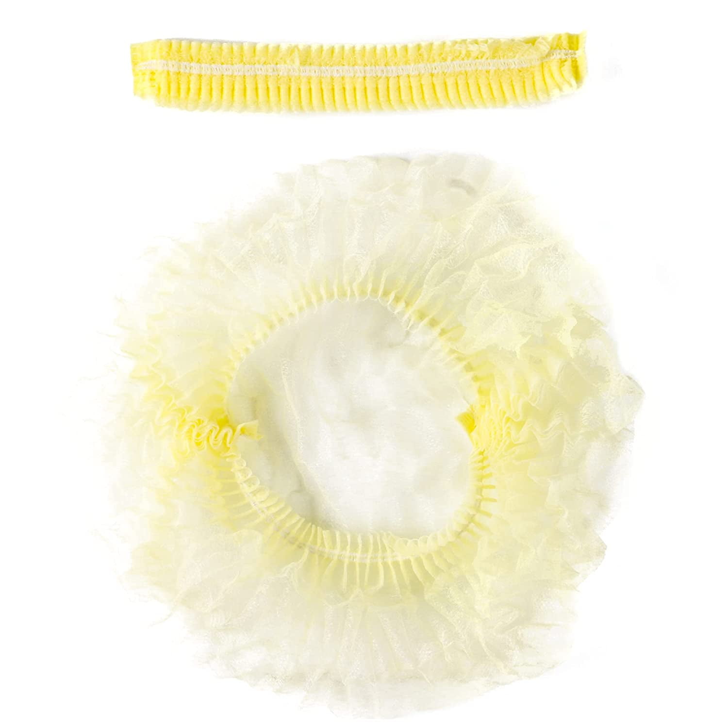 Janrevotw Disposable Hair Bundle Caps (Hair Nets) 24 Inch Headgear Hair ...