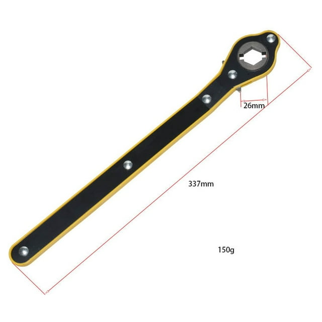Janrevotw Labor Saving Wrench 360° Rotating Labor Saving Jack Ratchet ...