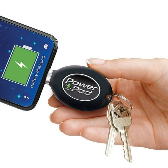 Janrevotw Lightning Compatible Portable Power Pod Mobile Power Keychain ...