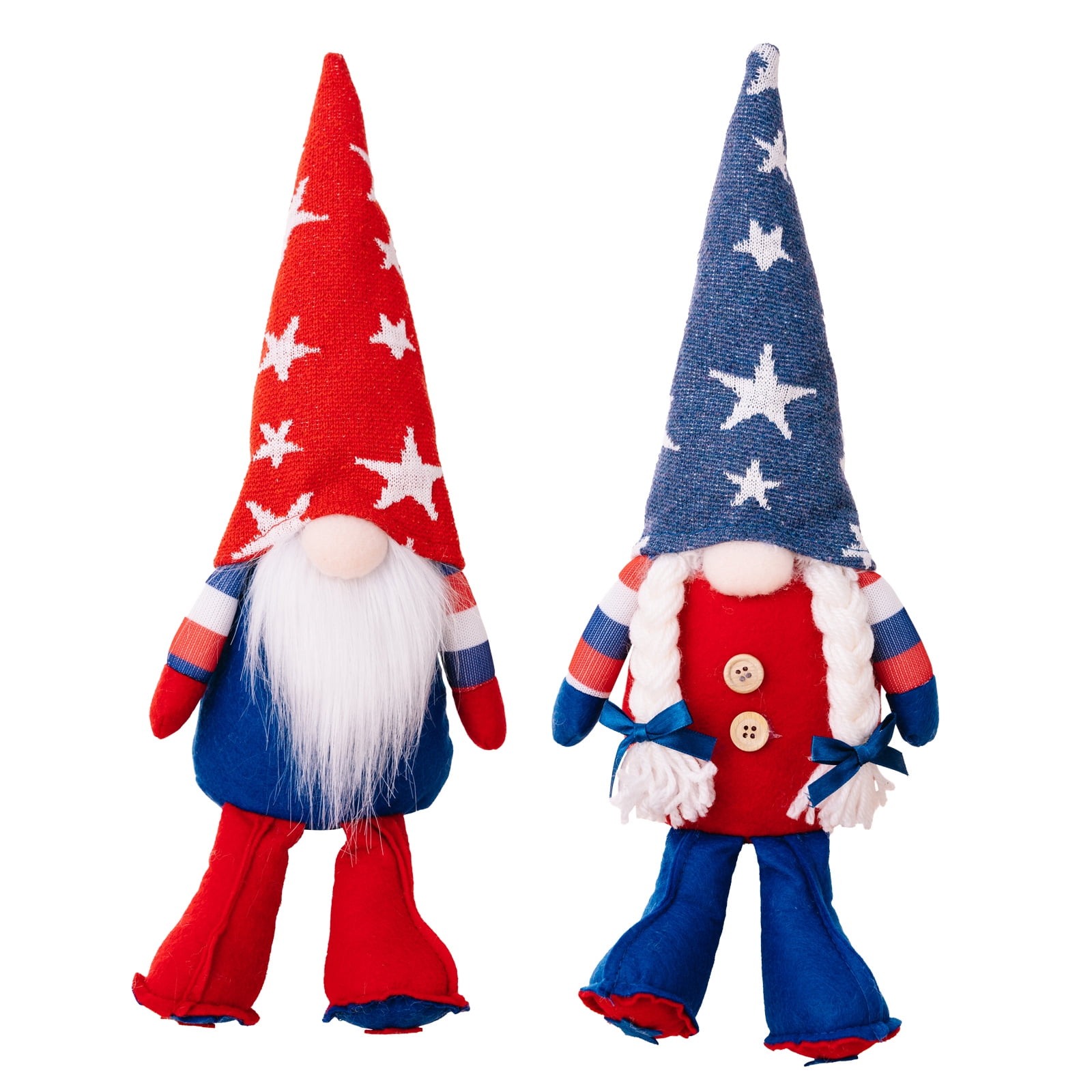 Janrevotw Patriotic Gnome Decorations American Flag Independence Day ...