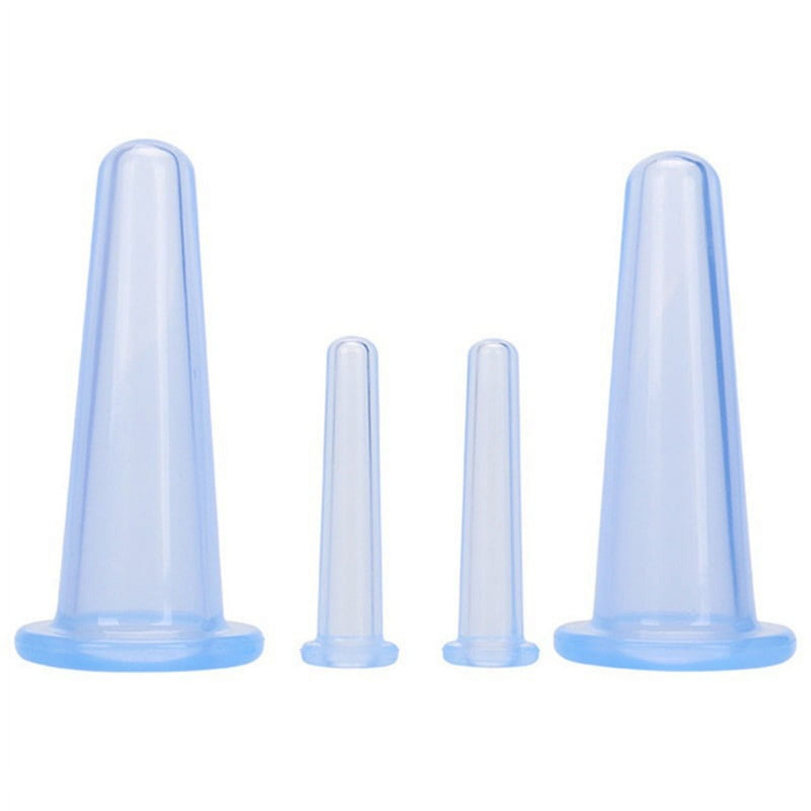 Janrevotw Silicone Facial Massage Cup Cupping Cupper Fire Cupping Meridian Health Cup Vacuum ...