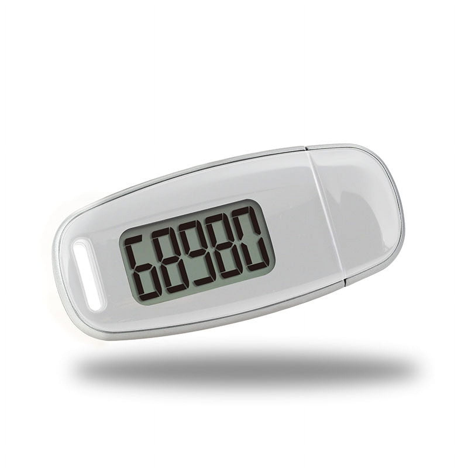 Janrevotw Simple Pedometer, Walking 3d Pedometer With Rechargeable ...