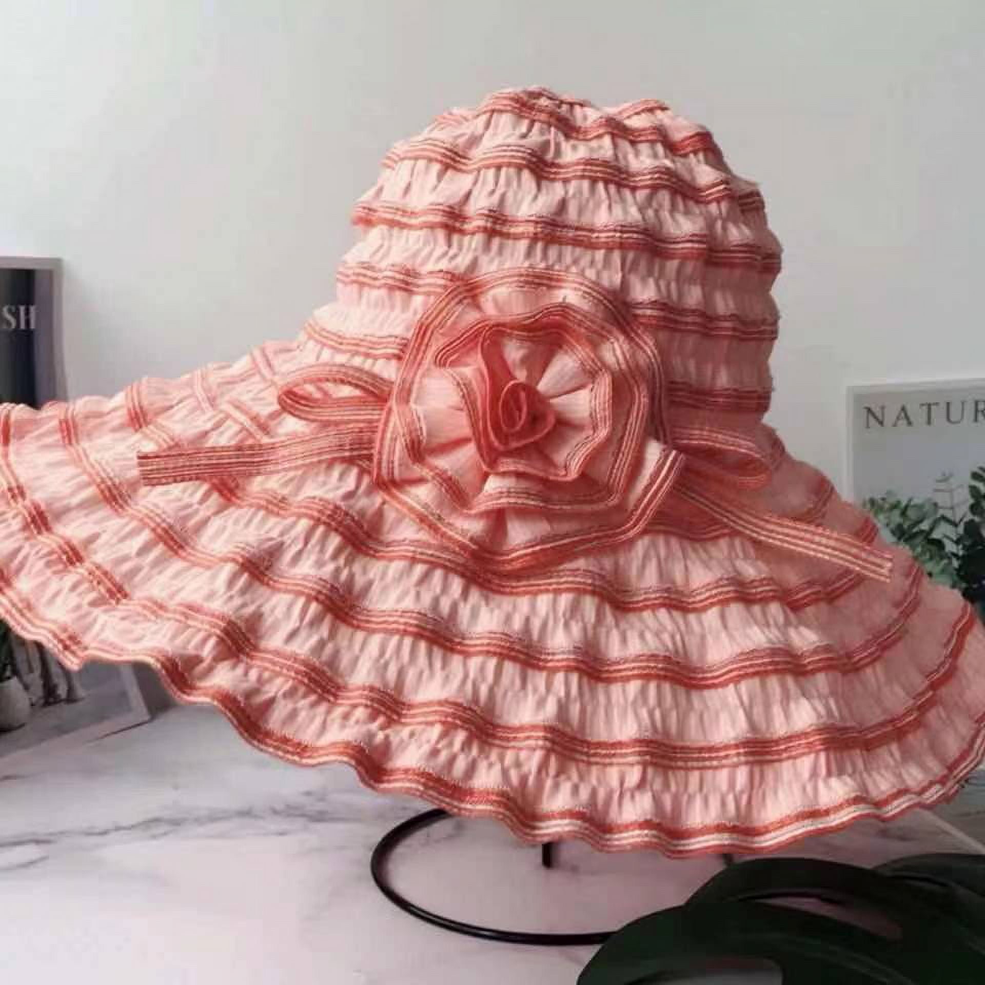 Janrevotw The New Sun Hat Female Sunscreen Summer Large Brim Hat Uv Sun ...