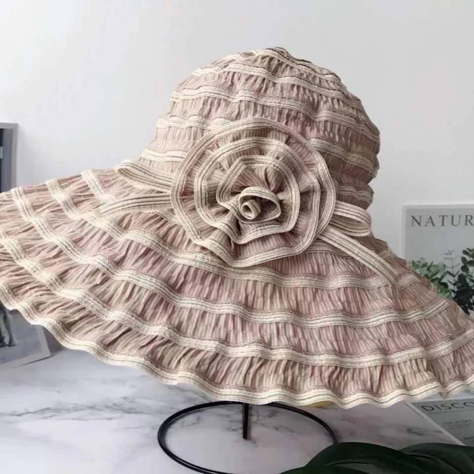 Janrevotw The New Sun Hat Female Sunscreen Summer Large Brim Hat Uv Sun ...