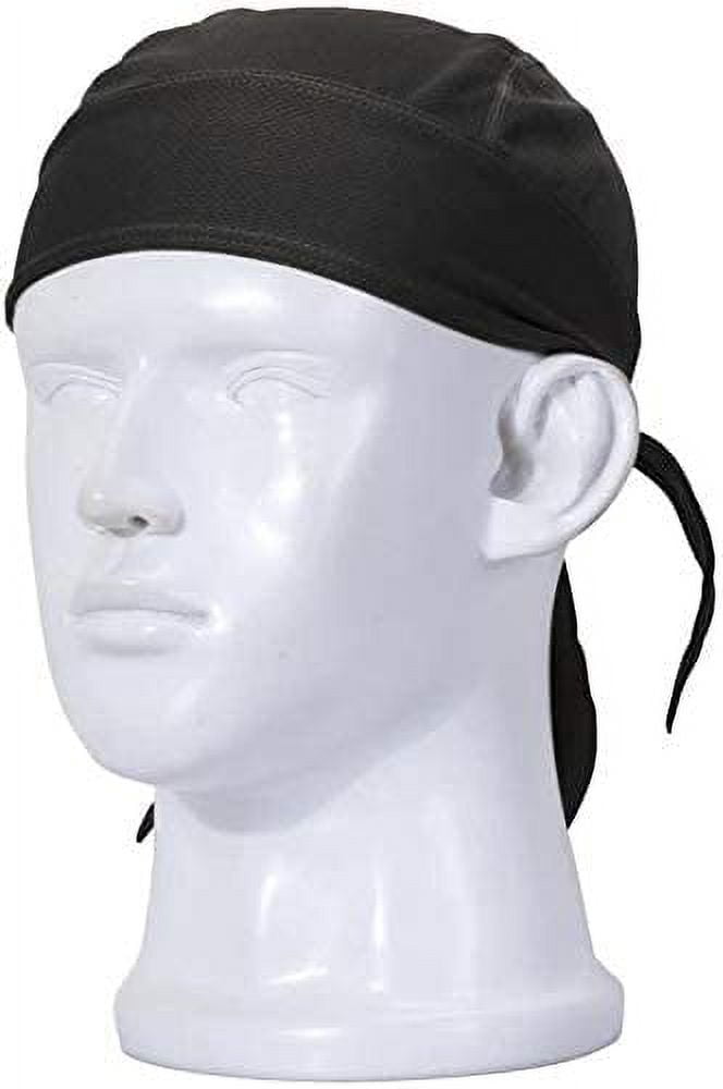 Janrevotw Wicking Bandana Dew Rag Skull Cap Quick Dry Helmet Lining Hat ...