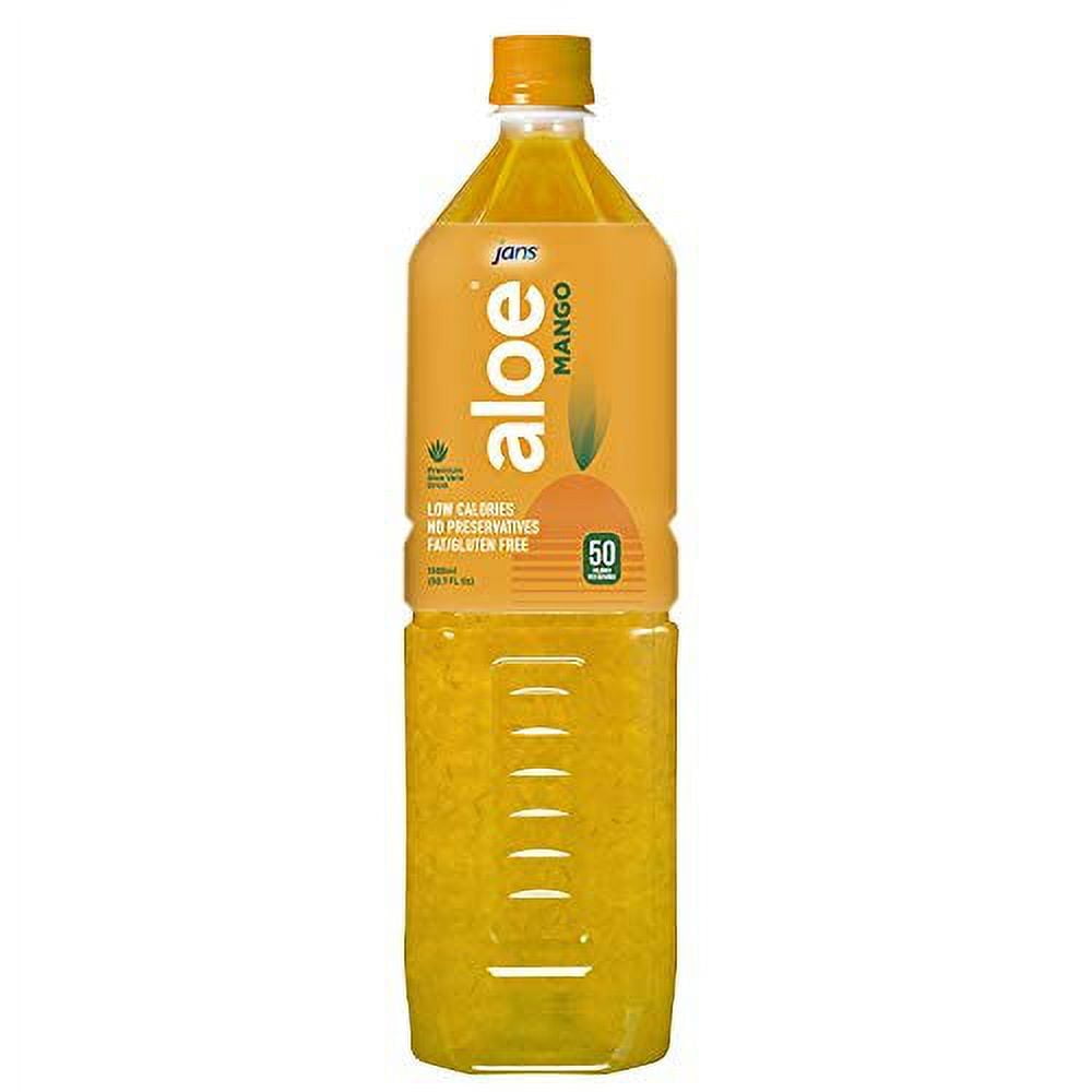Jans Aloe Drink Mango 1,5L (Pack of 1) - Walmart.com