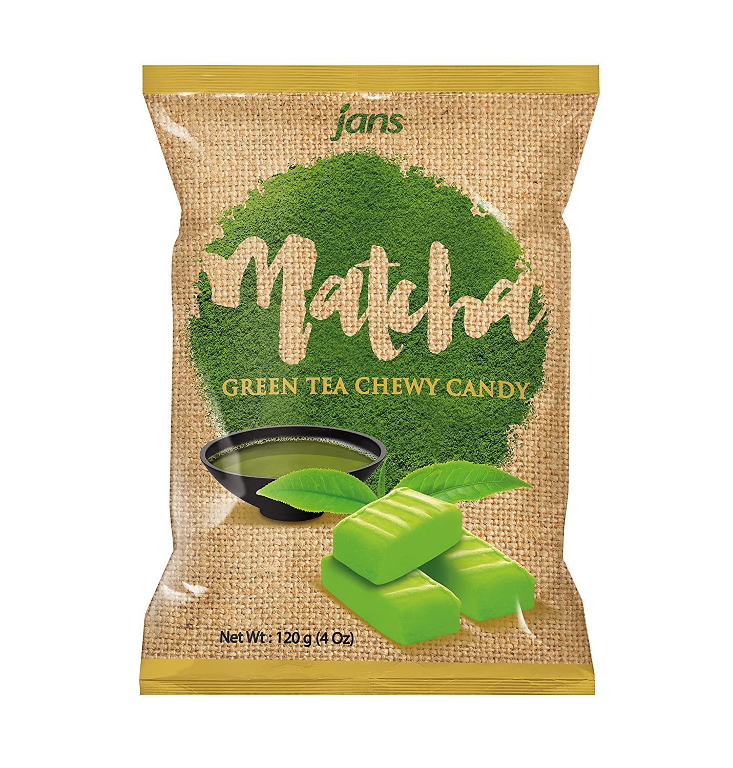 Jans Milk Chewy Candy Matcha Flavor | Made with Real Matcha Extract ...