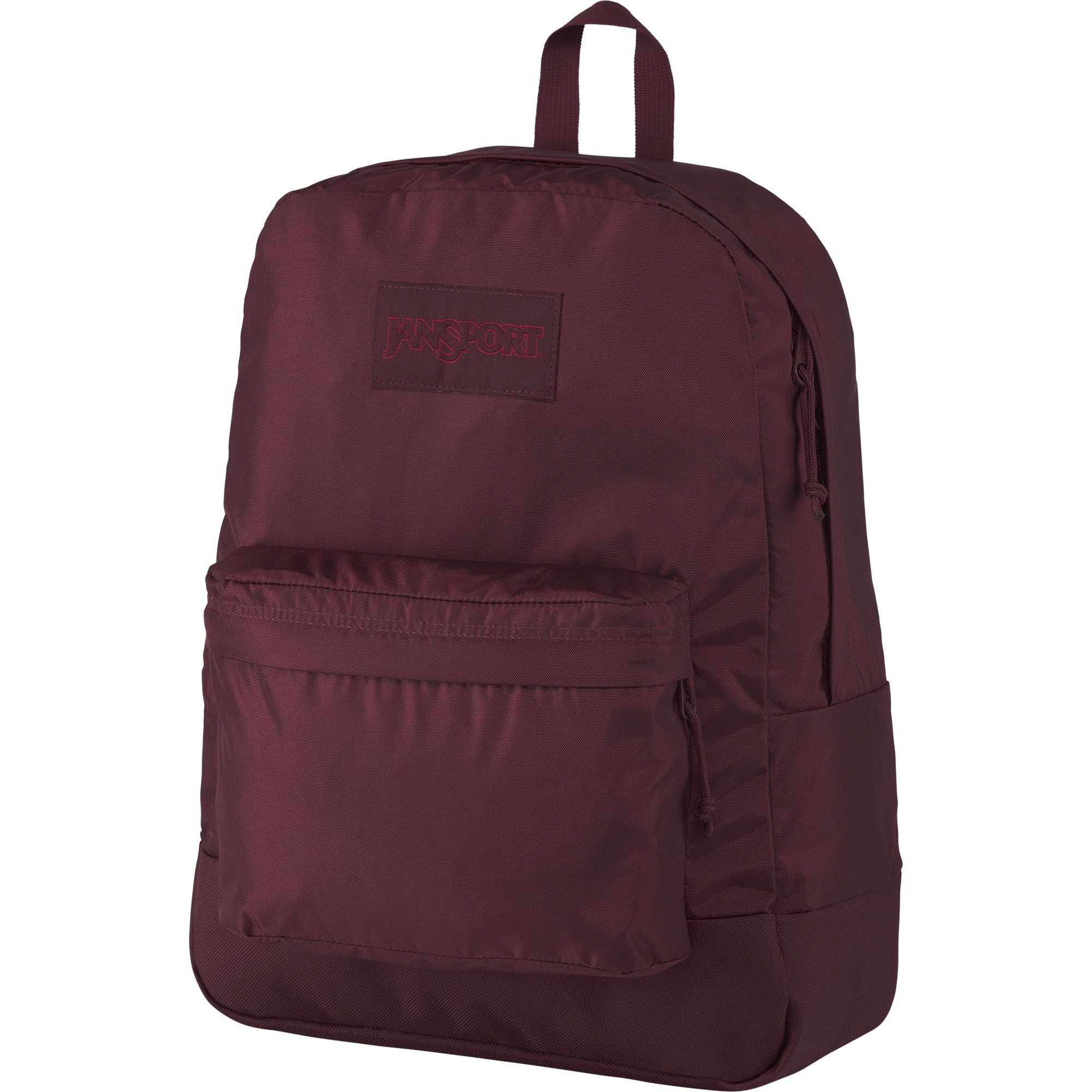 Jansport Backpack Superbreak Mono Dried Fig Burgundy - Walmart.com