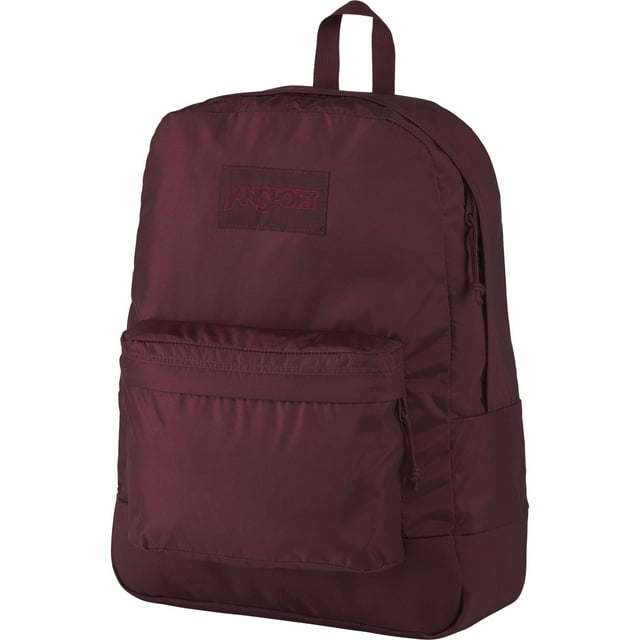 Jansport Backpack Superbreak Mono Dried Fig Burgundy - Walmart.com
