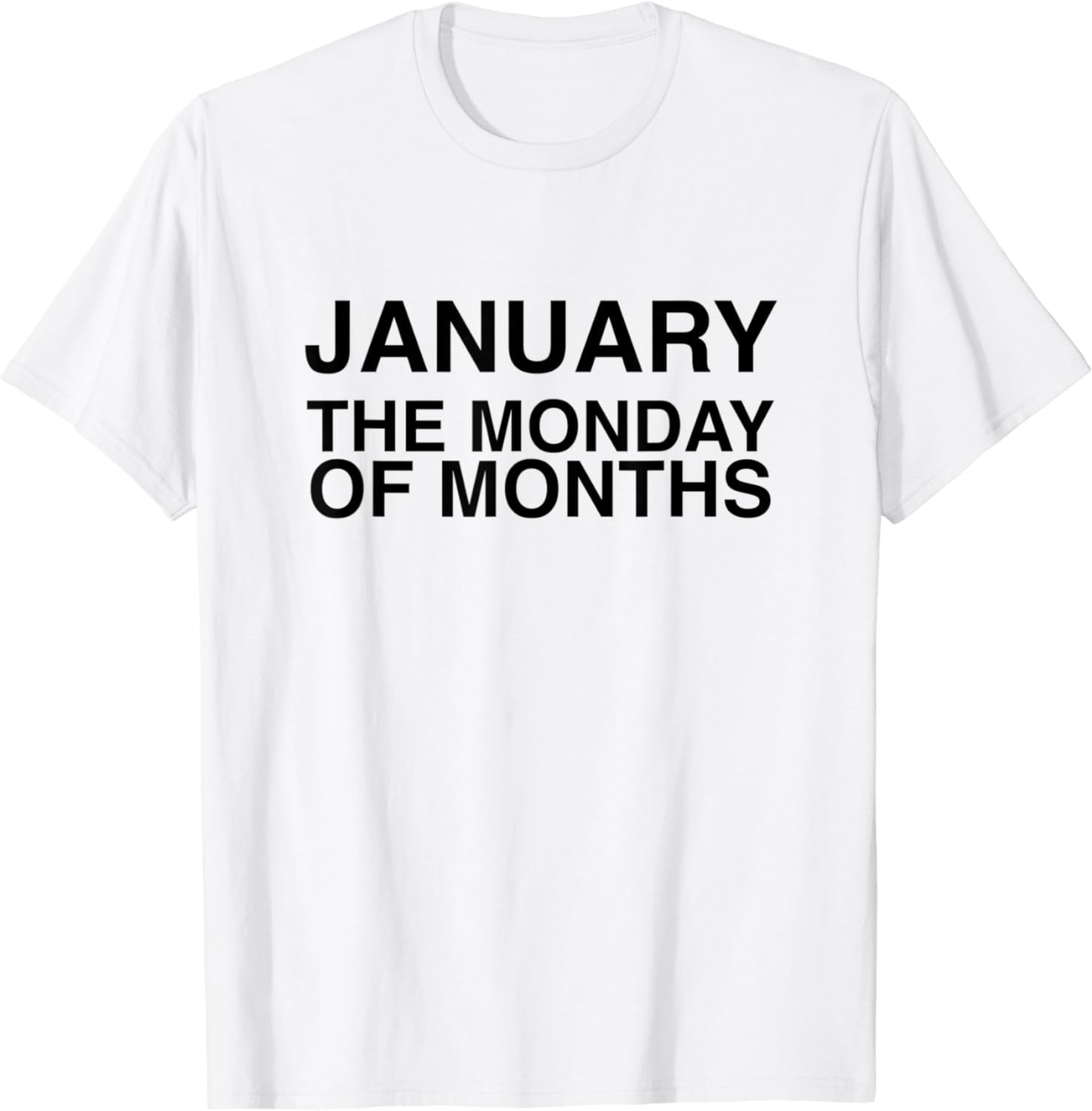 January Appreciation Shirt - The Monday Of Months T-Shirt - Walmart.com