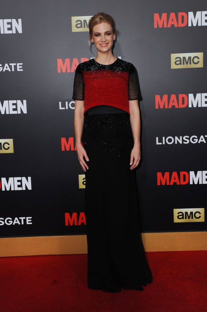 January Jones At Arrivals For Mad Men & Amc Present The Black & Red ...