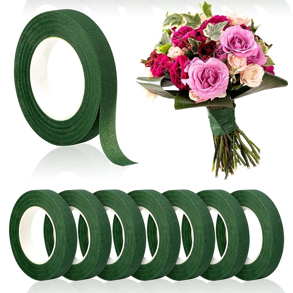 Januofit 8 Rolls Floral Tape, 1/2