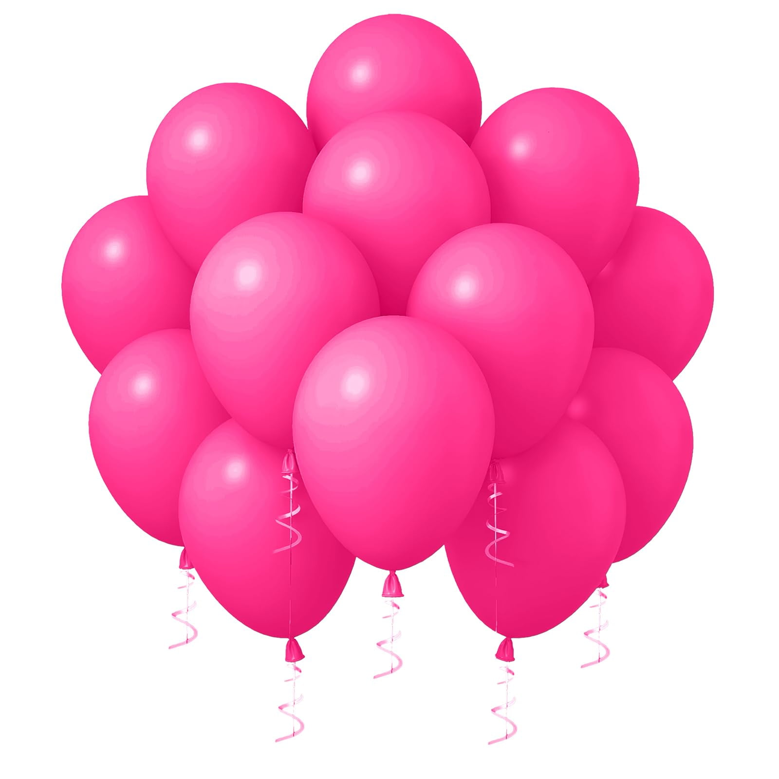 JaoZuyard 100Pcs Pink KEF16 Balloons 12 inch, Pink Latex Balloons for ...