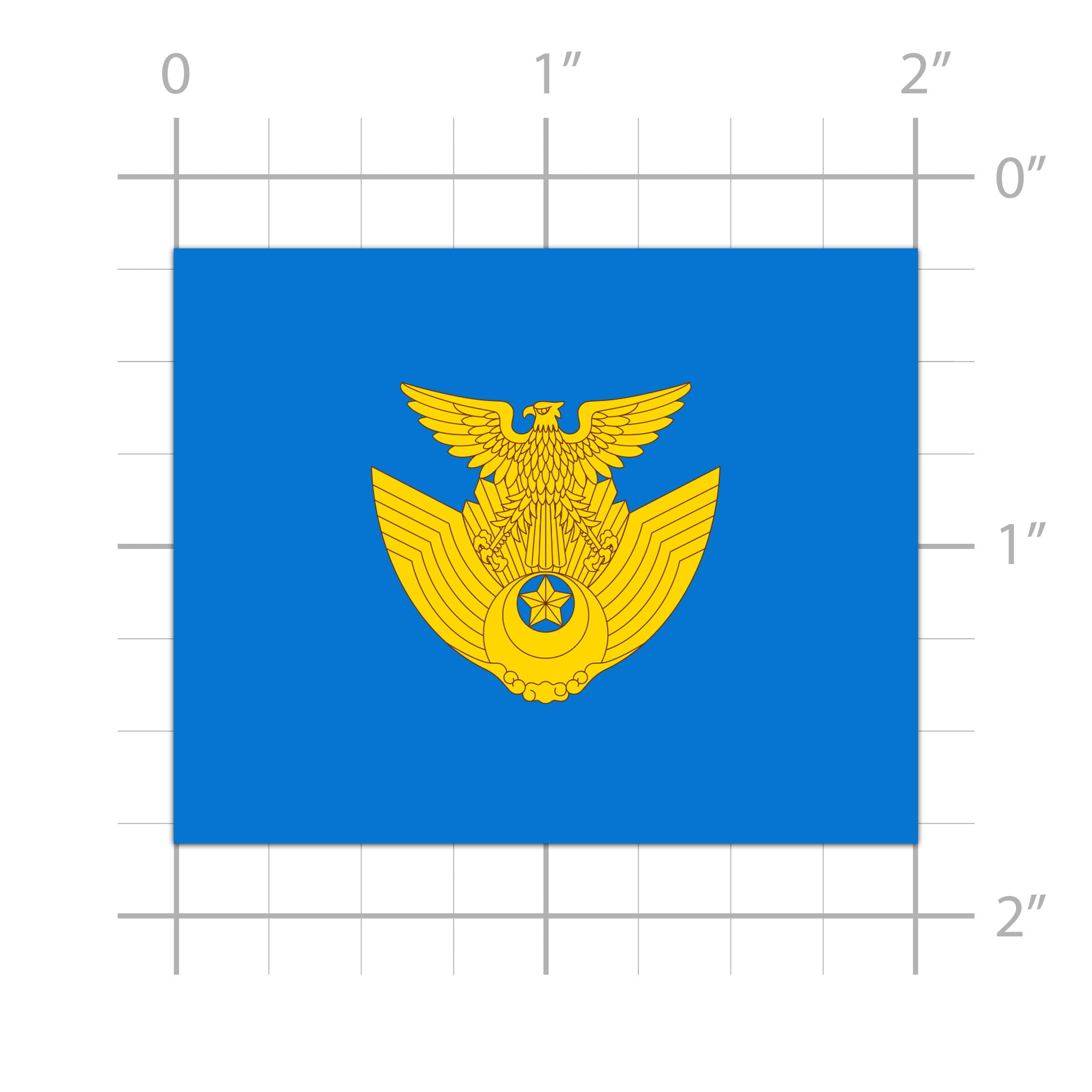 Japan Air Self Defense Force Flag Sticker for water bottle phone ...